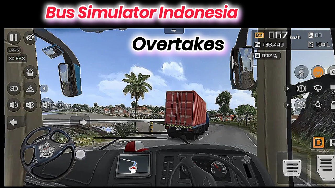 Bus Simulator Indonesia // overtakes 🚎 Gameplay - YouTube