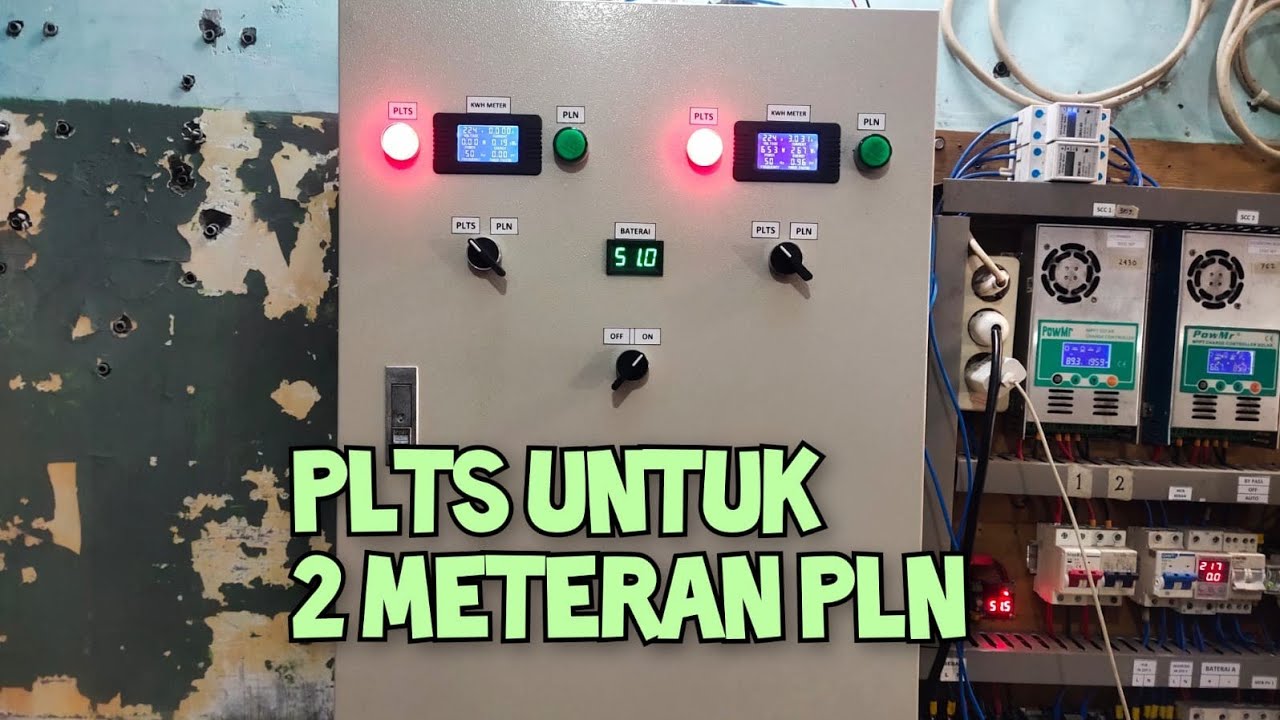 Box panel PLTS custom 2 meteran PLN - YouTube