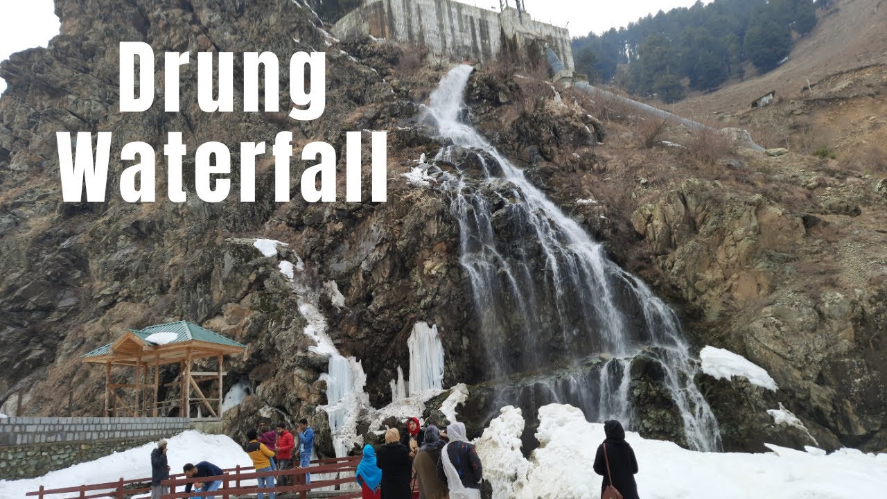 Drung Waterfall Kashmir | Drung Village Gulmarg Kashmir | Kashmir Trip ...