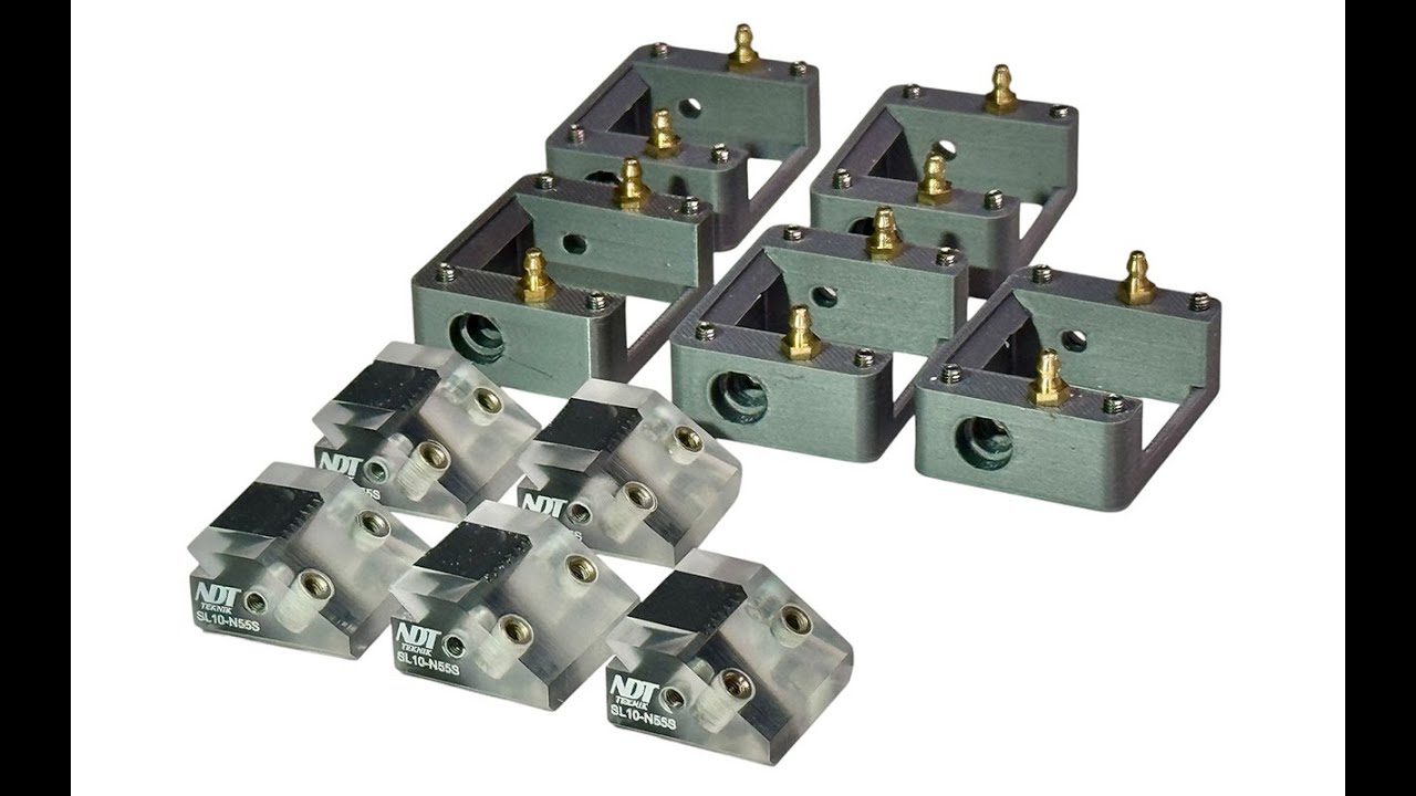 Phased Array Ultrasonic Wedges with Scanner Holders - info@NDTTEKNIK ...