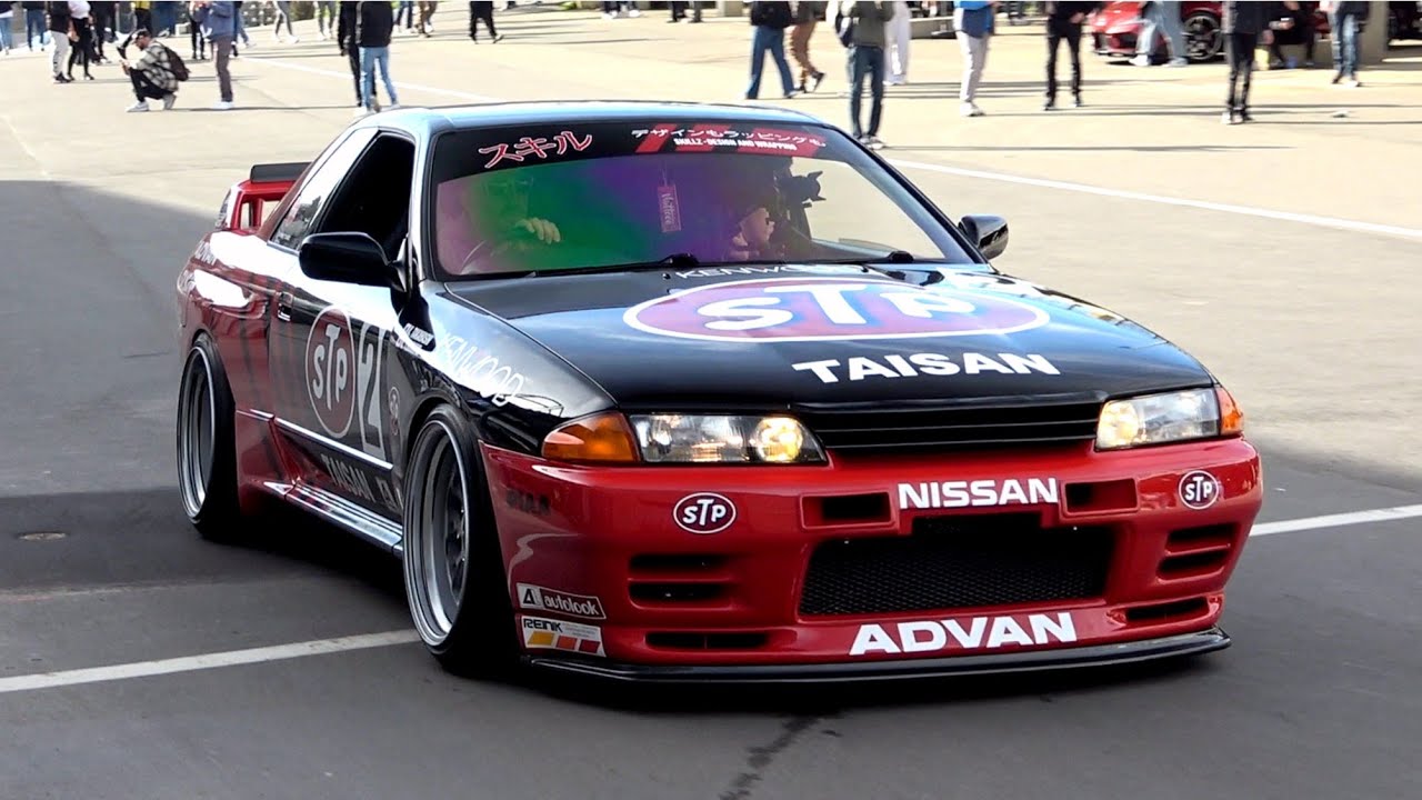 Cars arriving at BDG Motorshow 2024- RWB Porsche, RX7, SVJ, S2000, F12 ...