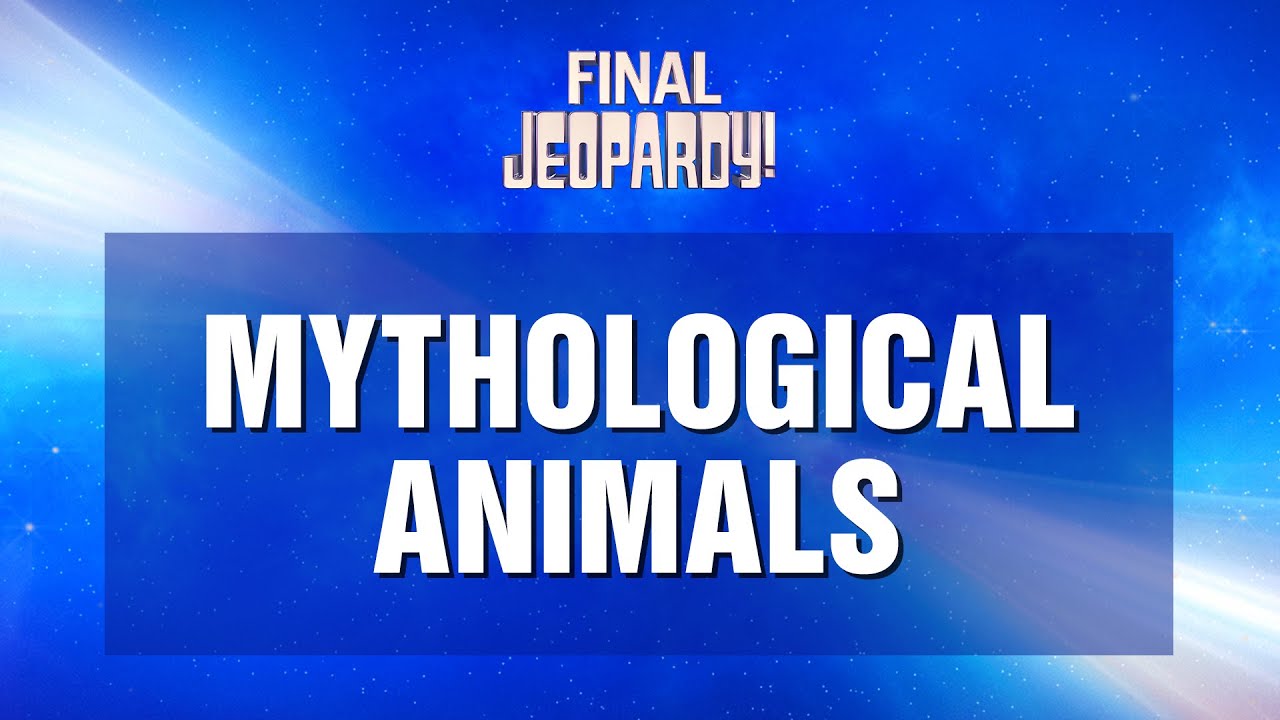 Final Jeopardy!: Mythological Animals & Matt Amodio's 5th Win ...