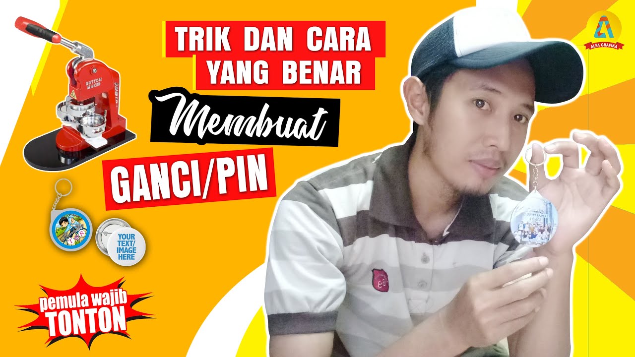 CARA MEMBUAT PIN DAN GANTUNGAN KUNCI AGAR TIDAK GAGAL | CARA YANG BENAR ...
