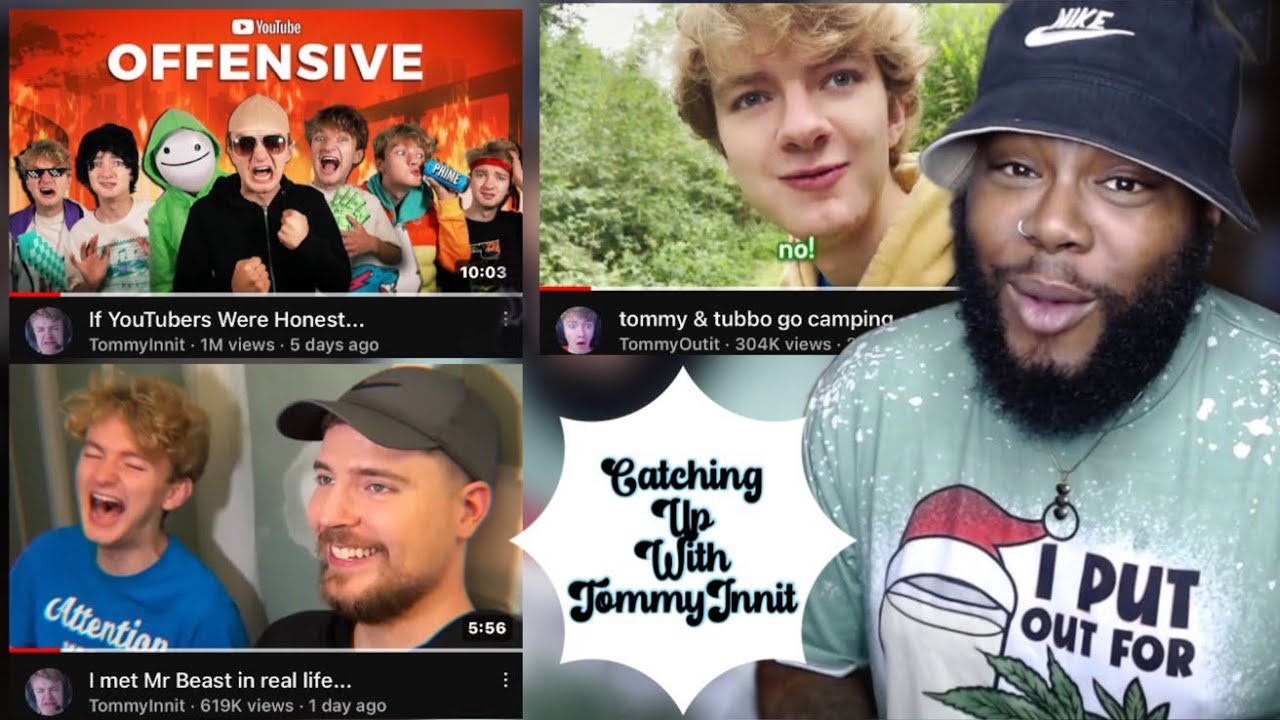 CATCHING UP ON TOMMYINNIT (If YouTubers were honest, Camping w Tubbo ...