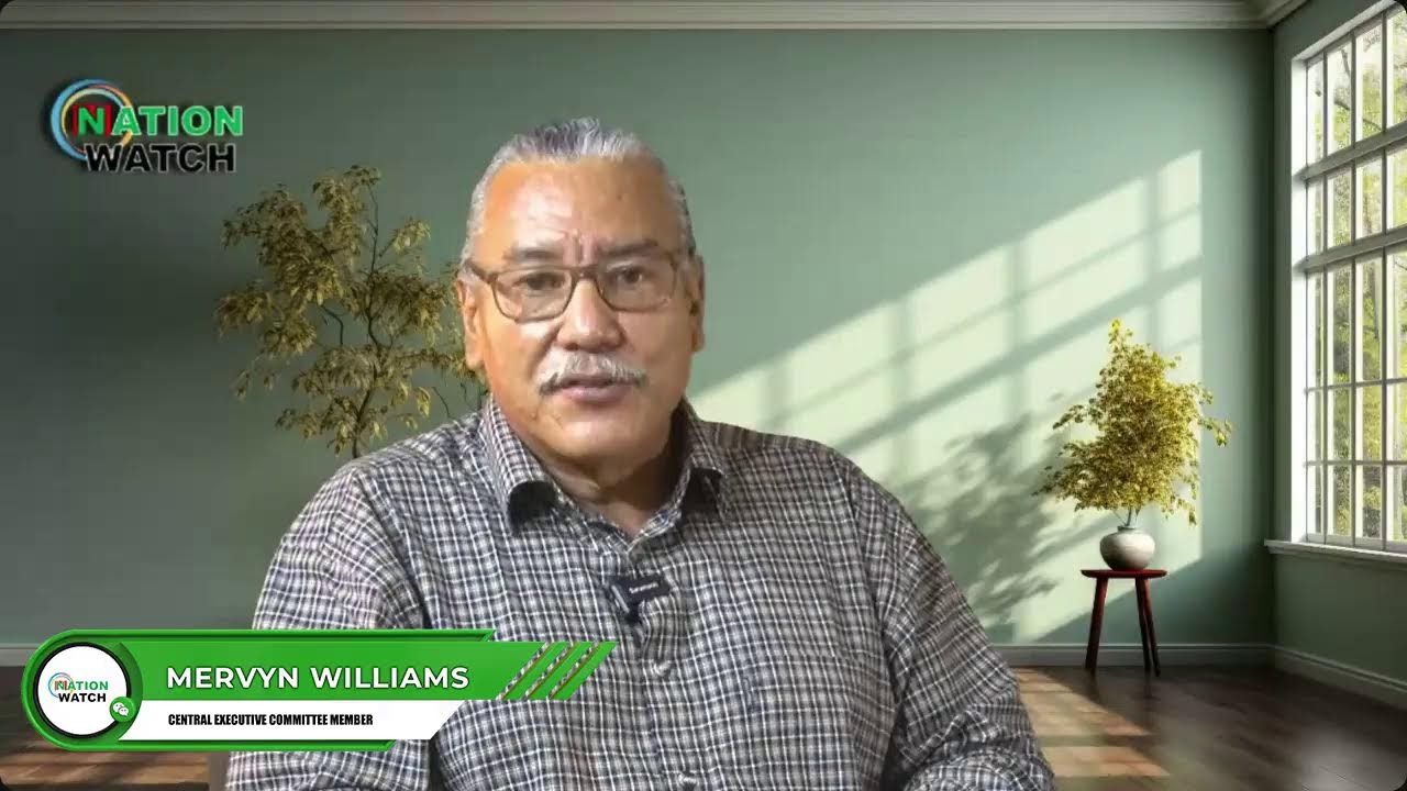 NATION WATCH with Mervyn Williams & Guest: Vincent Alexander, AA. - YouTube