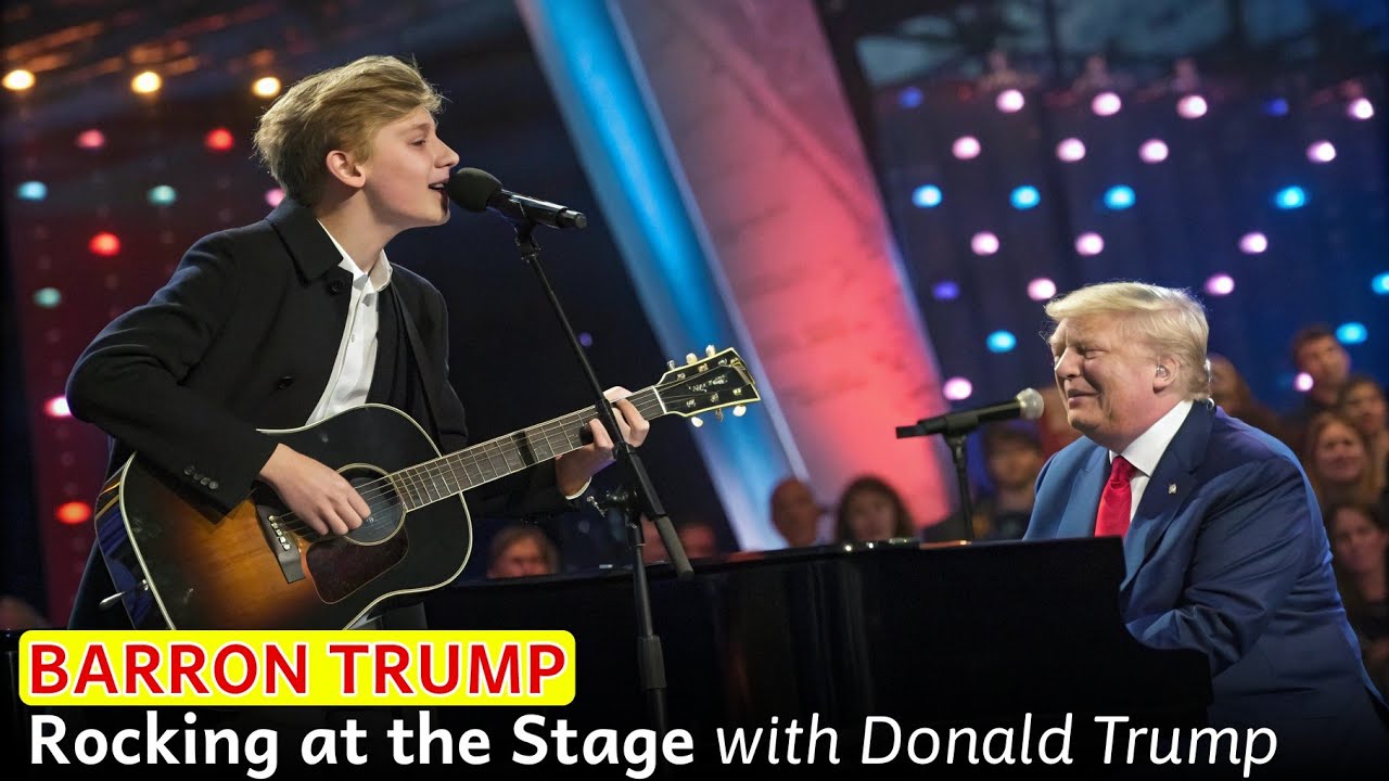 Tribute to People of America : Barron Trump Singing (imagined) - YouTube
