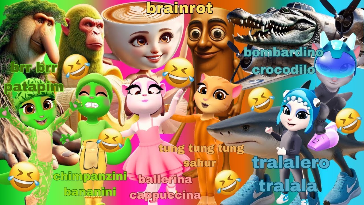 😂 Bombardino Crocodilo ANGELA 2 Chimpanzini Bananini Brr Brr Patapim 😂 ...
