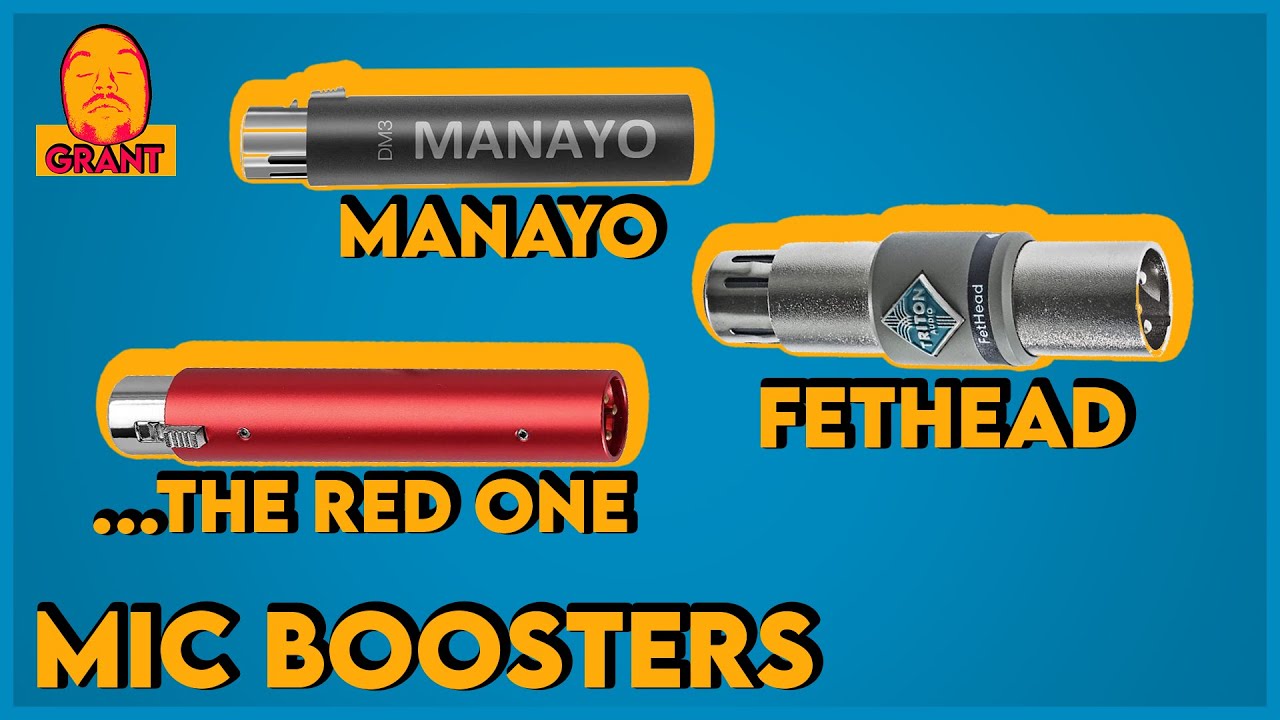 Comparing mic boosters. FetHead, Manayo DM3, and the other one - YouTube