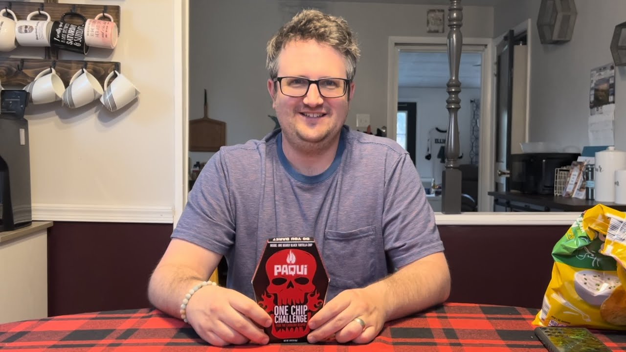 Charlie does the 1 chip challenge! - YouTube
