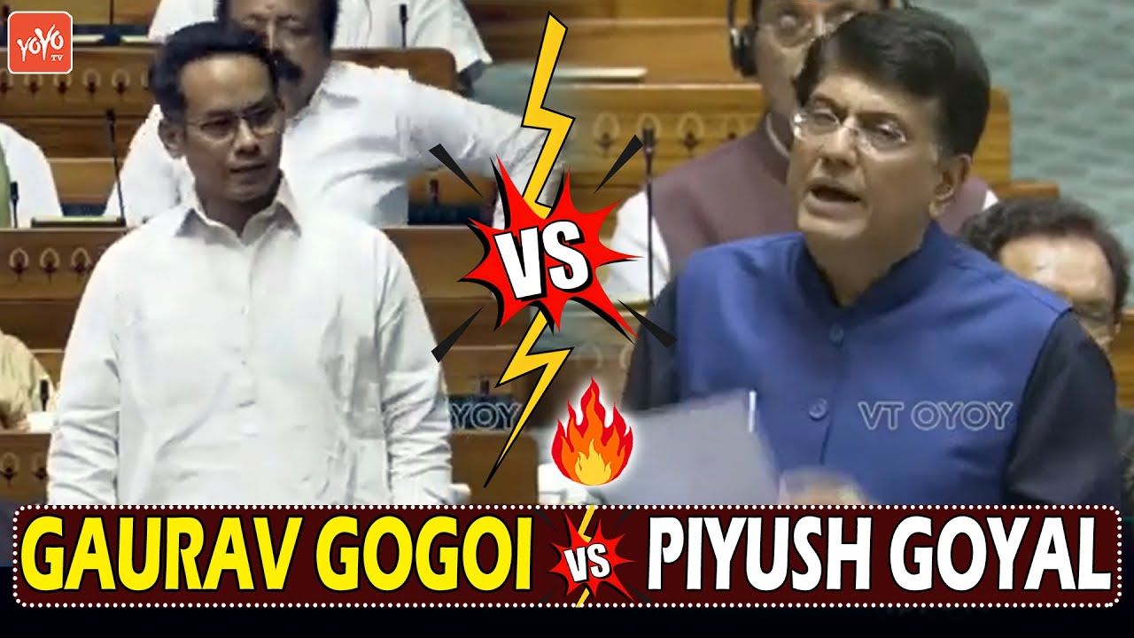 Gaurav Gogoi Strong Counter To Piyush Goyal Speech | PM Modi | Lok ...