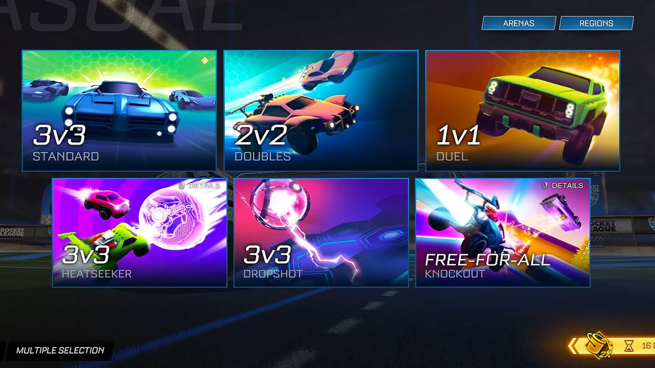 Rocket League Season 13: Play Menu Update - YouTube