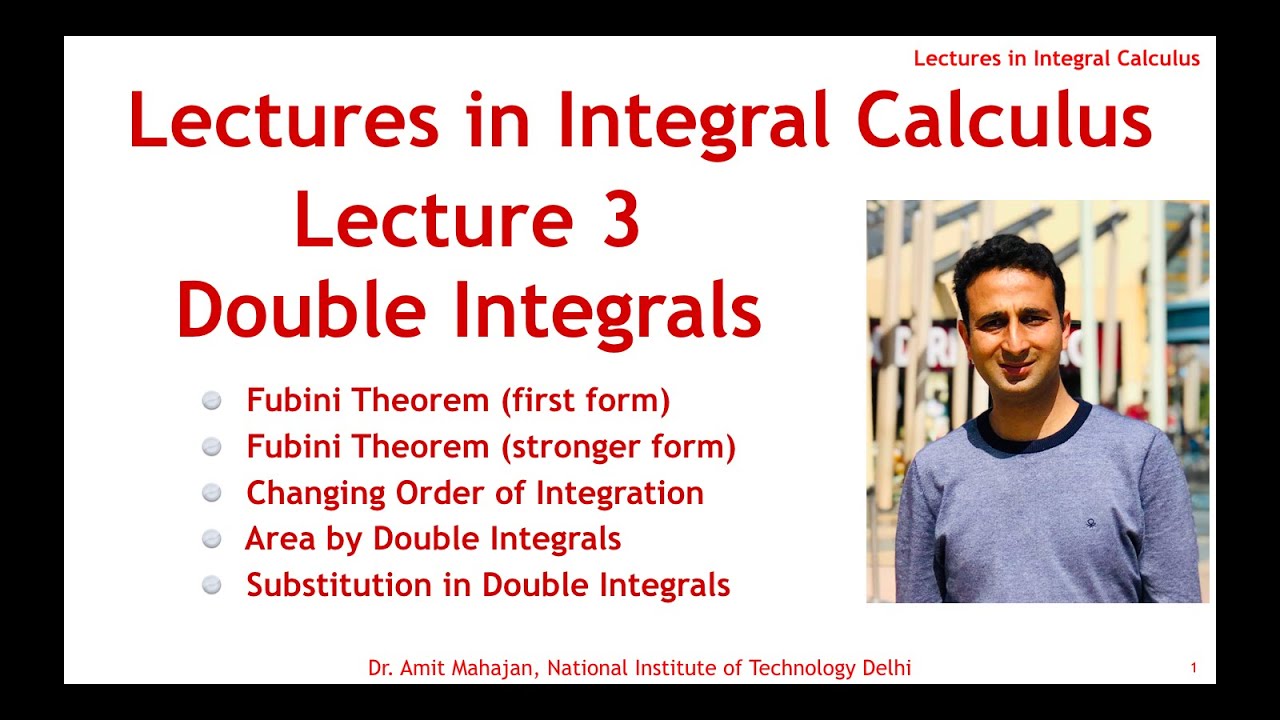 Double Integrals | Fubini Theorem | Change of Order of Integration ...