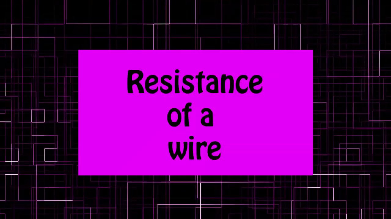 Investigation into how the resistance of wire is related to its length ...