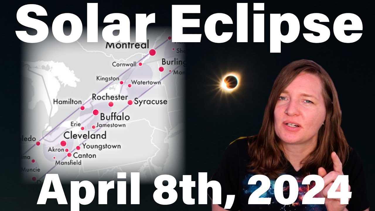 Information about the upcoming Great American Eclipse on April 8th ...