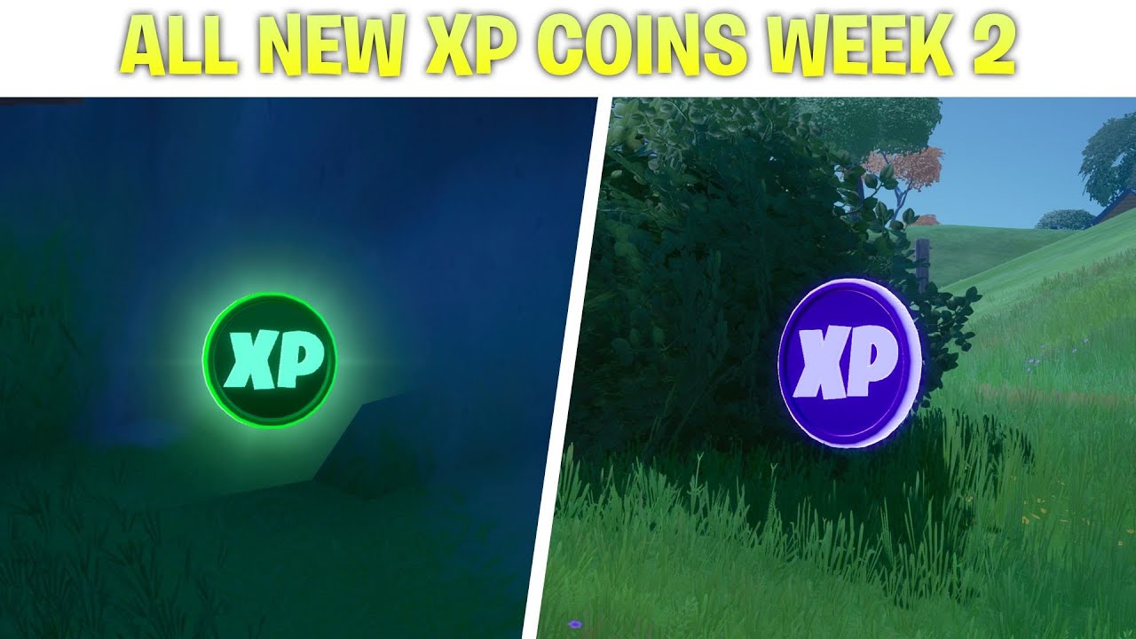 ALL XP COINS LOCATIONS WEEK 2 - Fortnite Chapter 2 Season 3 - YouTube