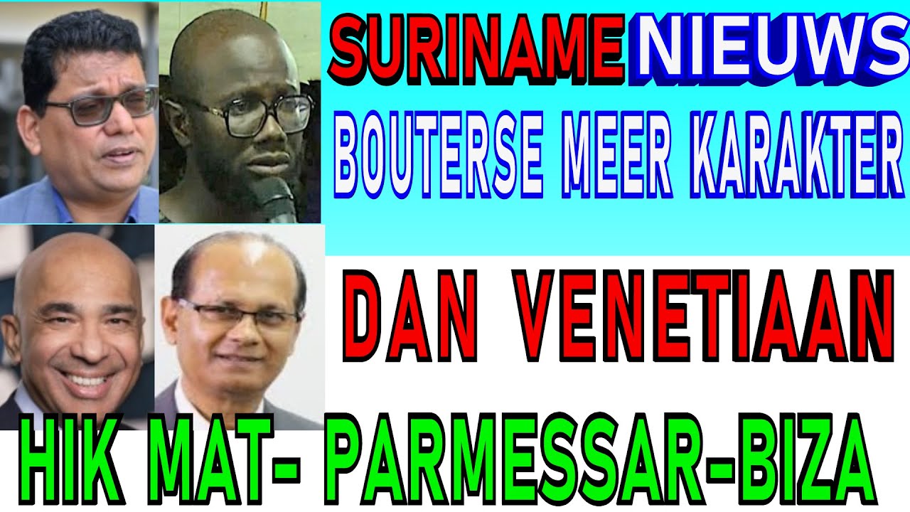 Suriname Nieuws Vandaag NDP niet met VHP Bigi Boy Wang HVB Ivan Cairo ...