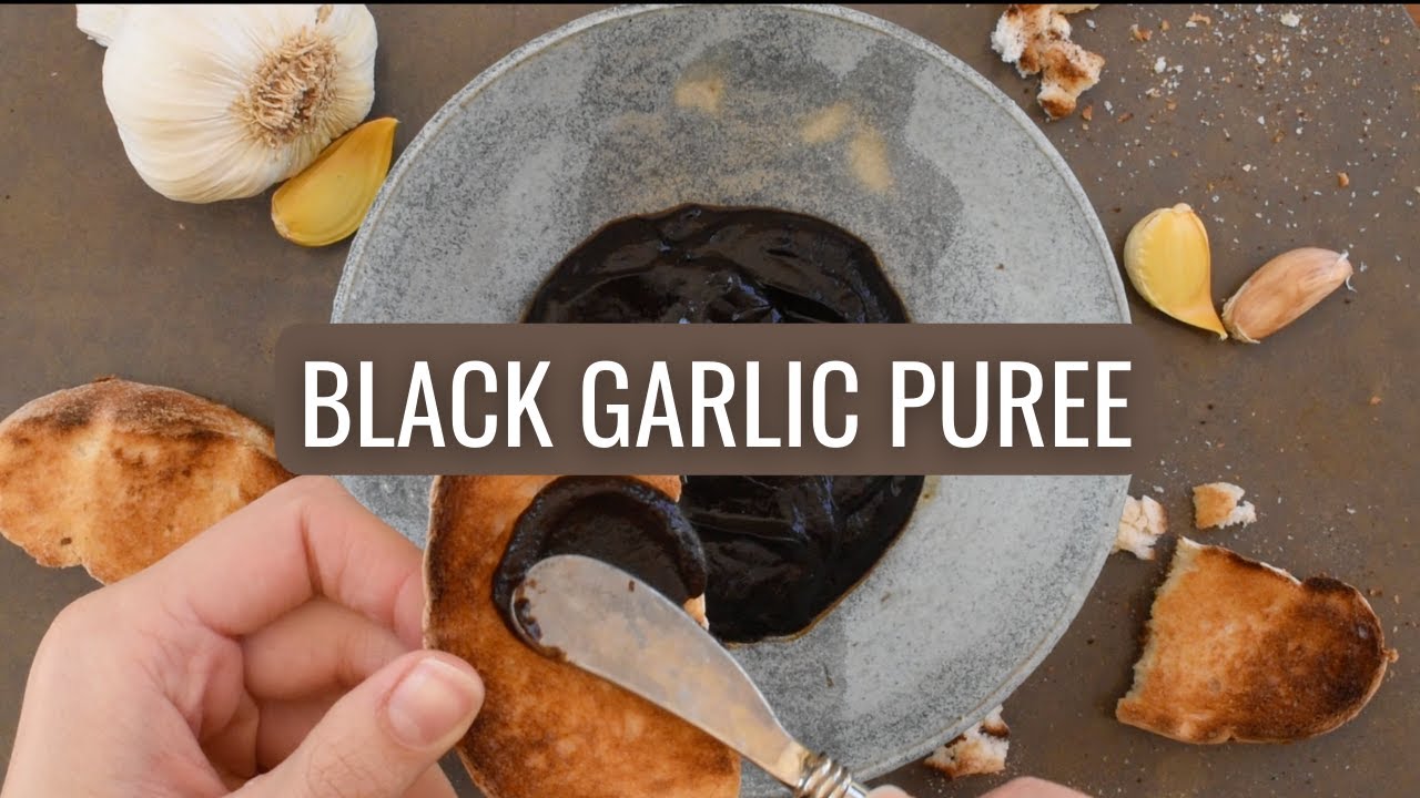 How to Make a Puree Recipe with Black Garlic - YouTube