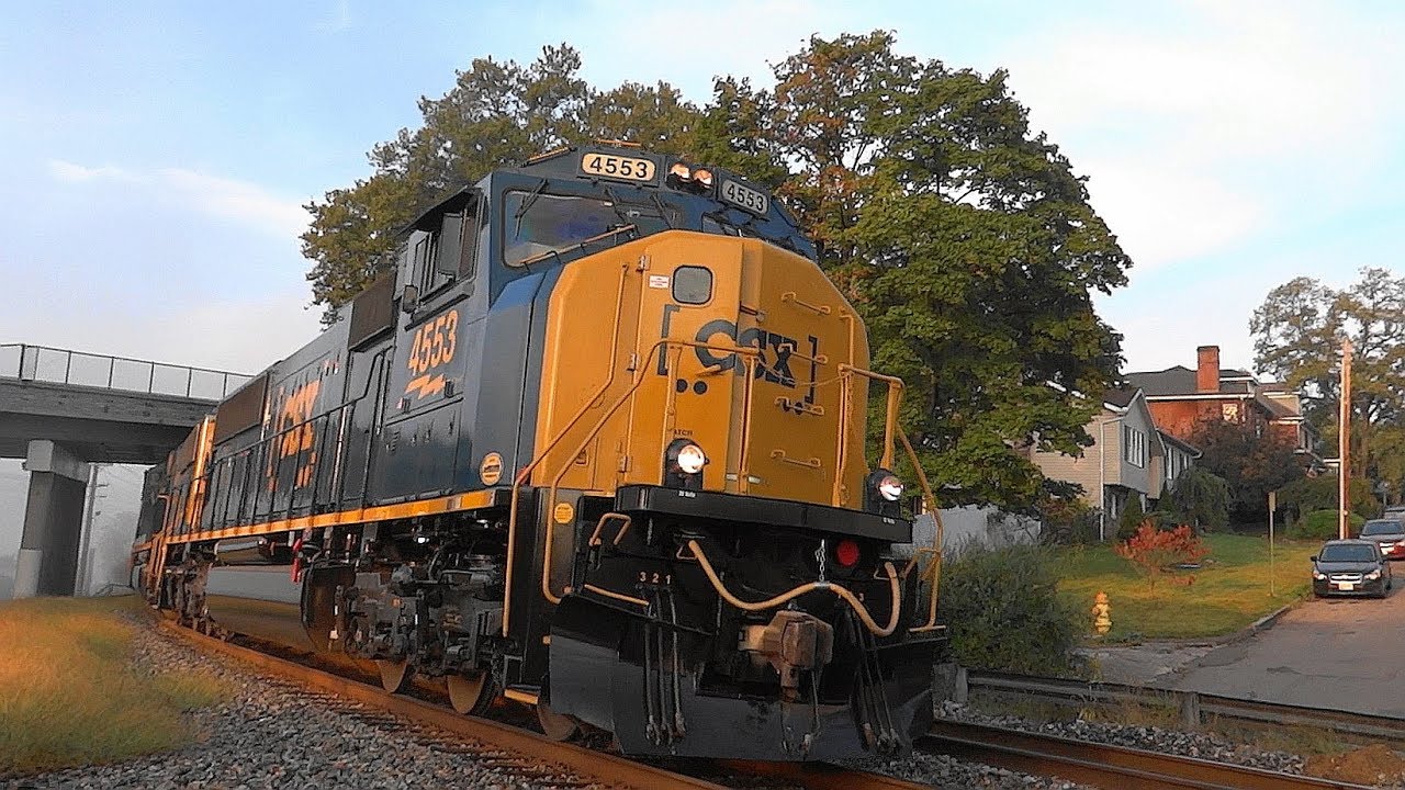 CSX New EMD SD70MAC's SANS B&O and RF&P Heritage Stickers - YouTube