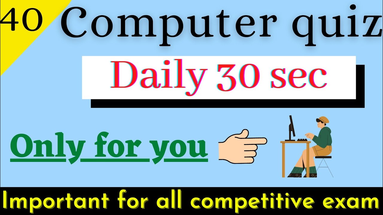 Day 40:- MMU, EFS, DOS, MFD, MSI full form|Computer quiz short video||# ...