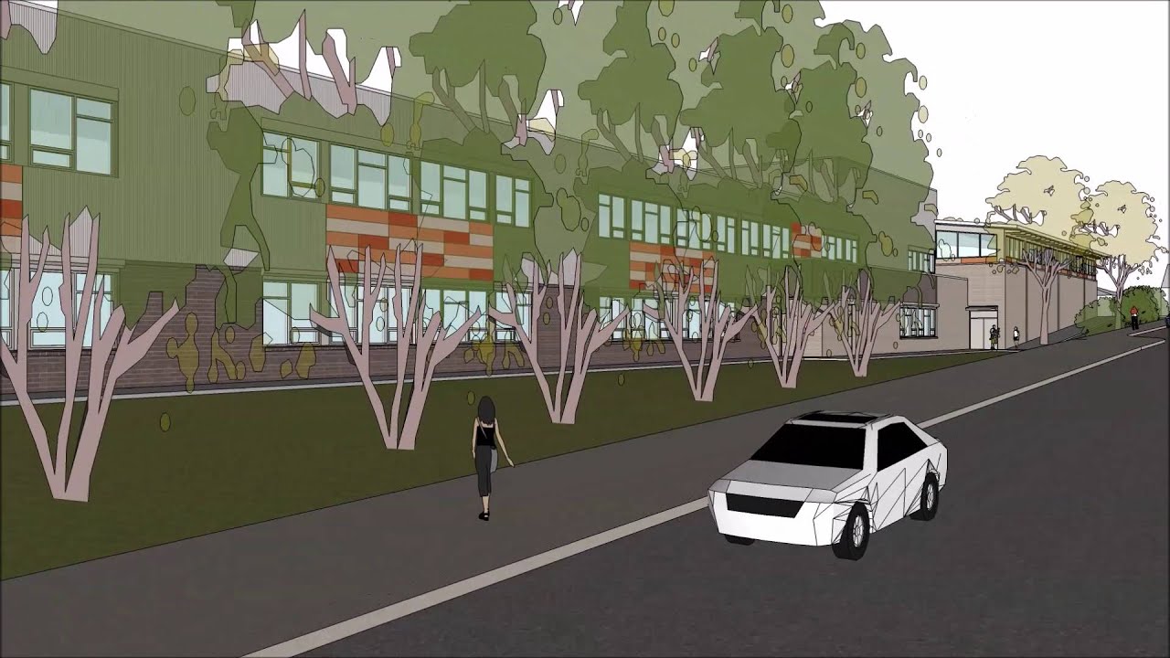 Banting Middle School Architect's Rendering - YouTube