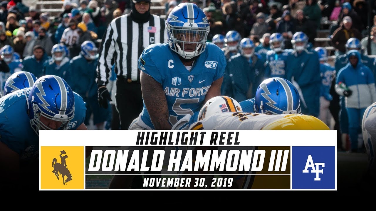 Donald Hammond III Highlights: Wyoming vs. Air Force (2019) | Stadium ...