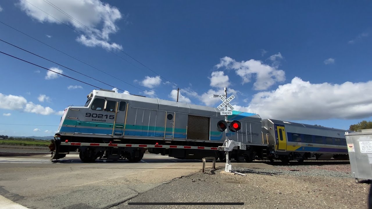 Amtrak California 90215 San Joaquin’s East - Delta Road Railroad ...