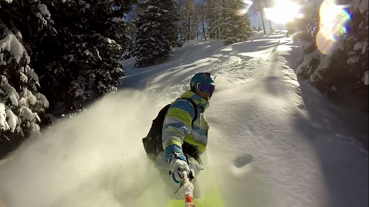 Bluebird Powder Day Kitzbühel 2016 - YouTube