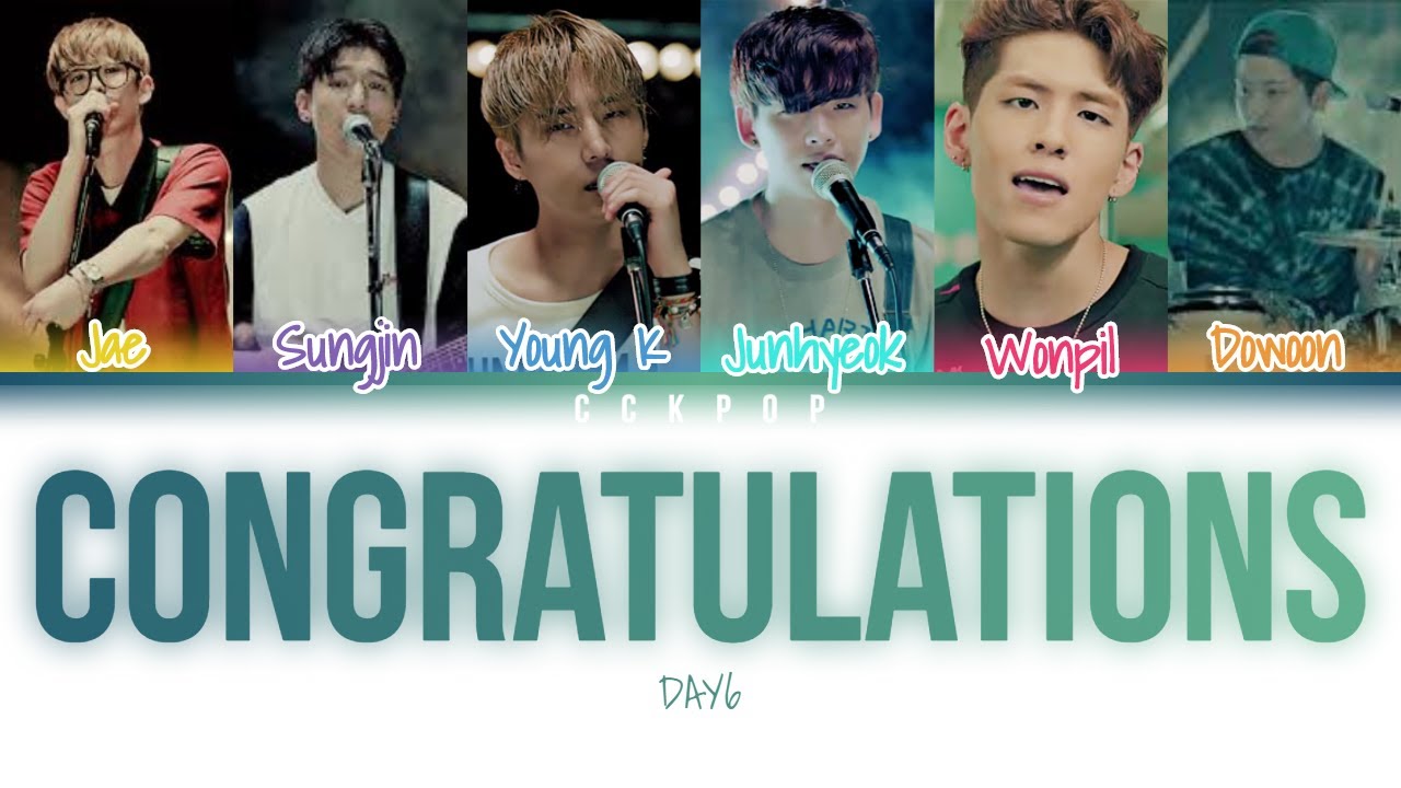 DAY6 - 'Congratulations' Lyrics (Colour Coded Han/Rom/Eng) - YouTube