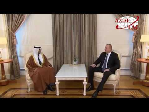 President Ilham Aliyev received UAE minister of energy and industry