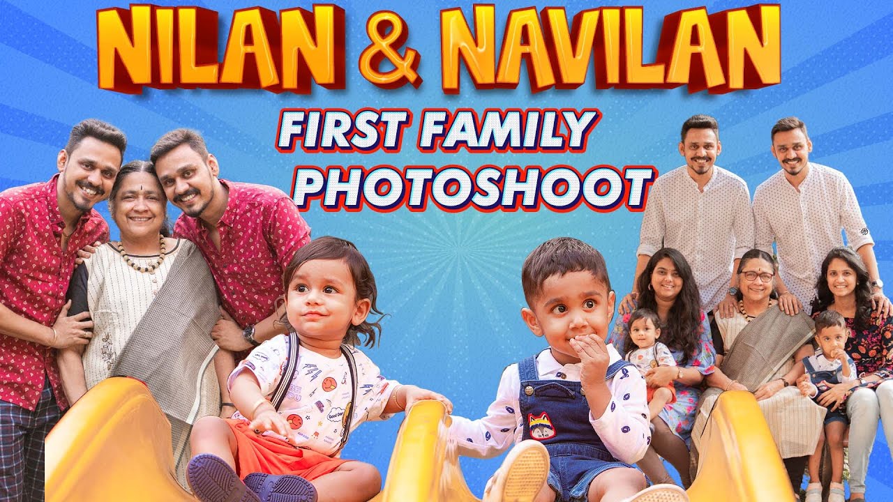 Nilan and Navilan First Family Photoshoot 😍 || Behind the Scenes ♥️ ...