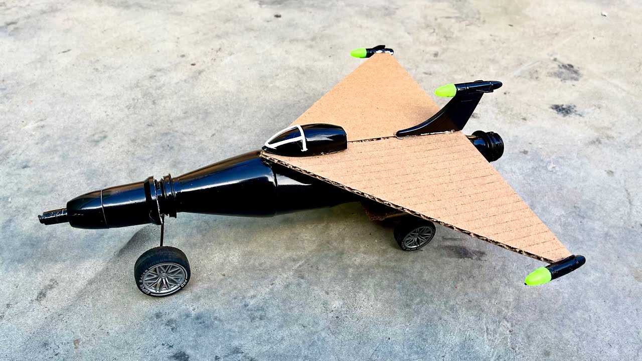 How to Make a Simple Airplane at Home | DIY Aircraft Model - YouTube