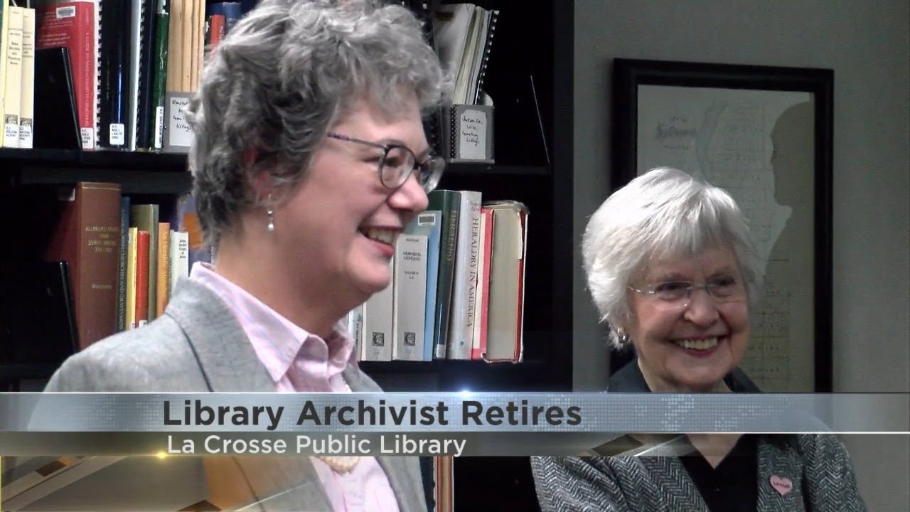 Library archivist retires after 36 years of service - YouTube