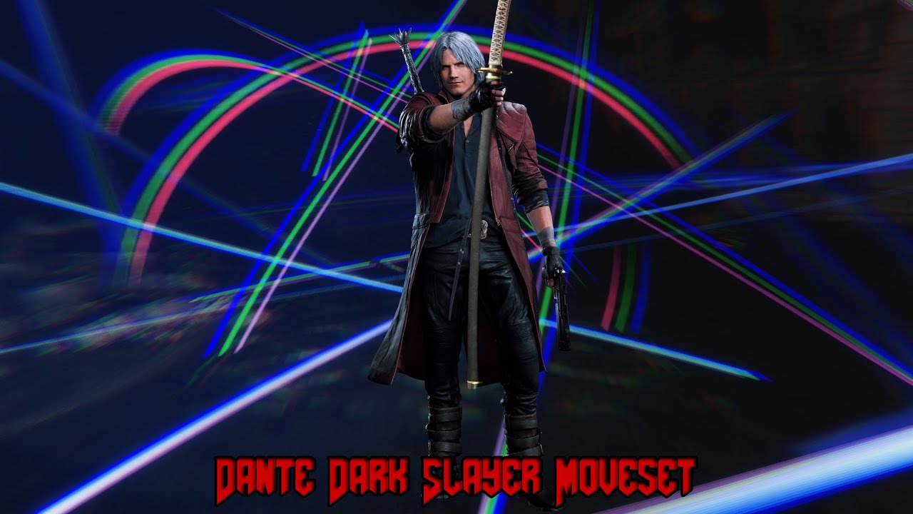 Dante Dark Slayer Moveset (Dante use Yamato) - Devil May Cry 5 [MOD ...