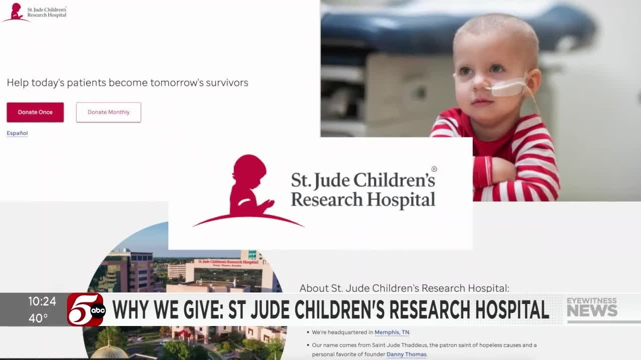 Why We Give: St. Jude Children's Research Hospital - YouTube