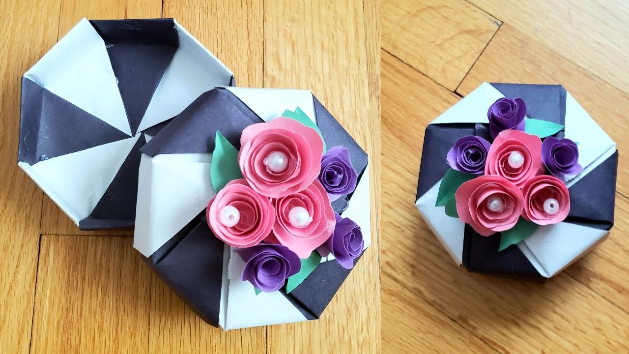 DIY Paper Box Tutorial|How To Make a Box With Paper|Paper Craft Idea ...