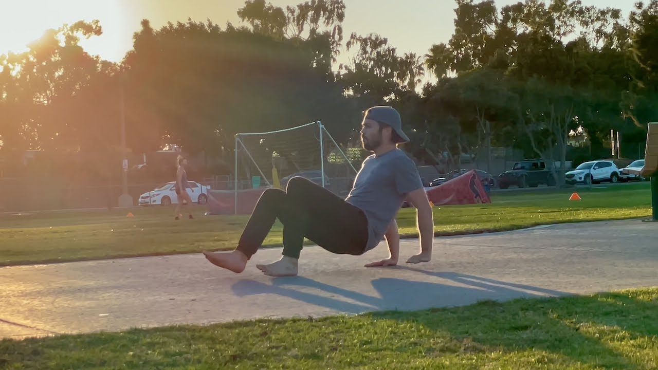 Backward crab walk (flat ground) - YouTube