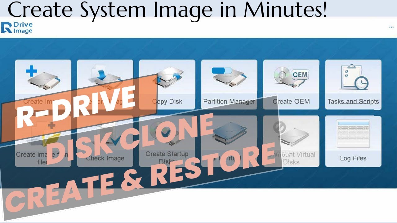 R Drive Image Tool Setup Installation Part 1 - YouTube