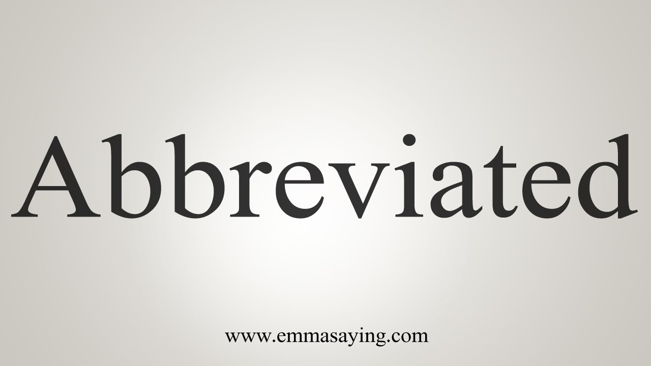How To Say Abbreviated YouTube how-to-say-abbreviated-youtube