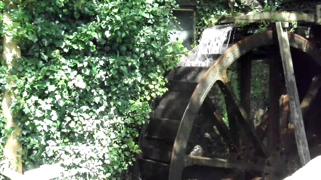 working water mill in cornwall - YouTube