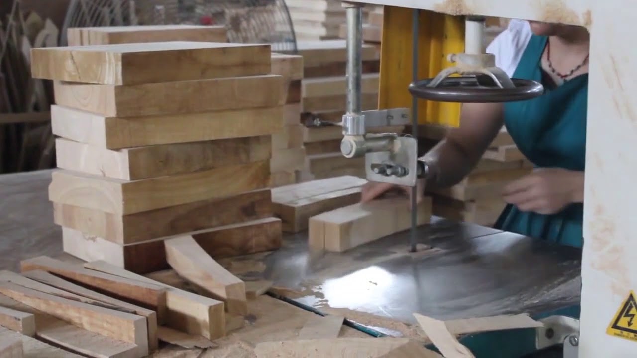 The production steps of the bathroom vanities - YouTube