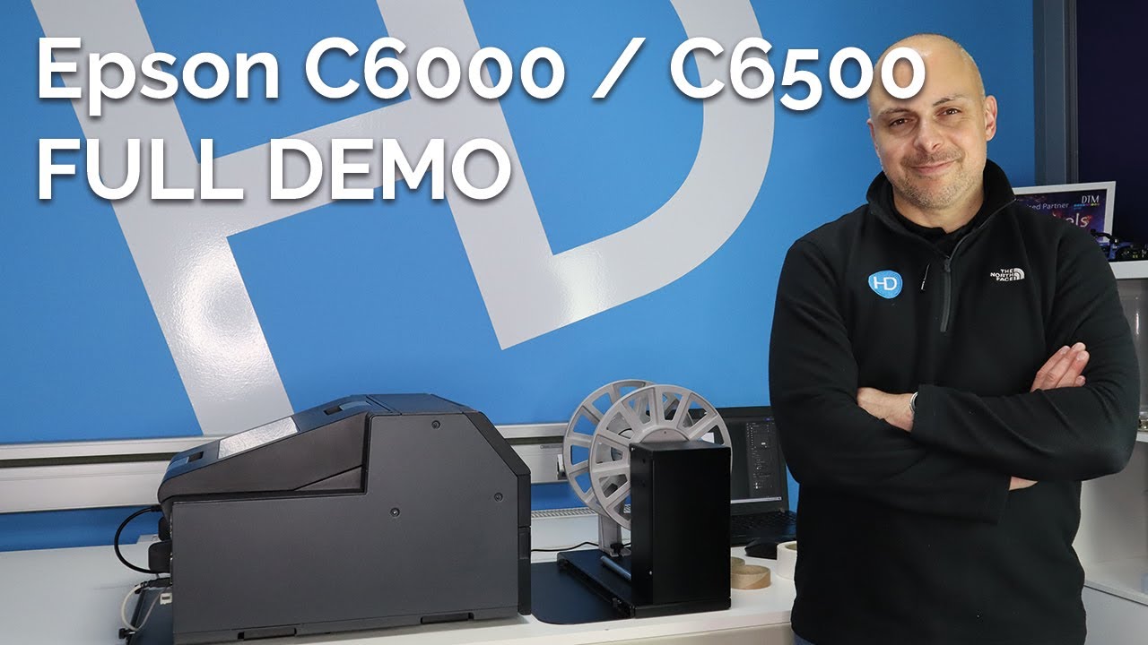 Epson C6000Ae and C6500Ae Label Printer - Full Demonstration | HD ...