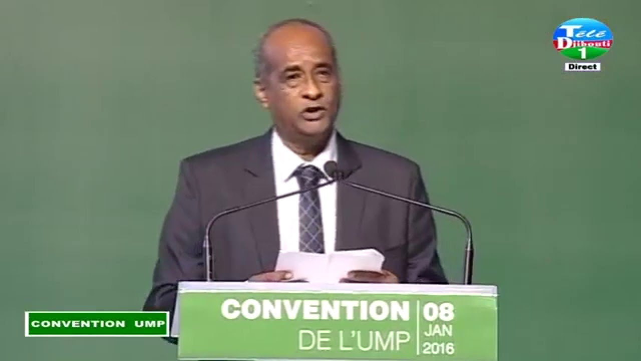 Djibouti #IOG2016 #Convention de L’#UMP Discours du Président de L'UPR ...