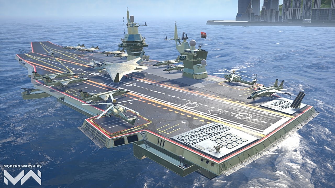 Modern Warships: RF Shtorm Aircraft Carrier | Gameplay Walkthrough Part ...