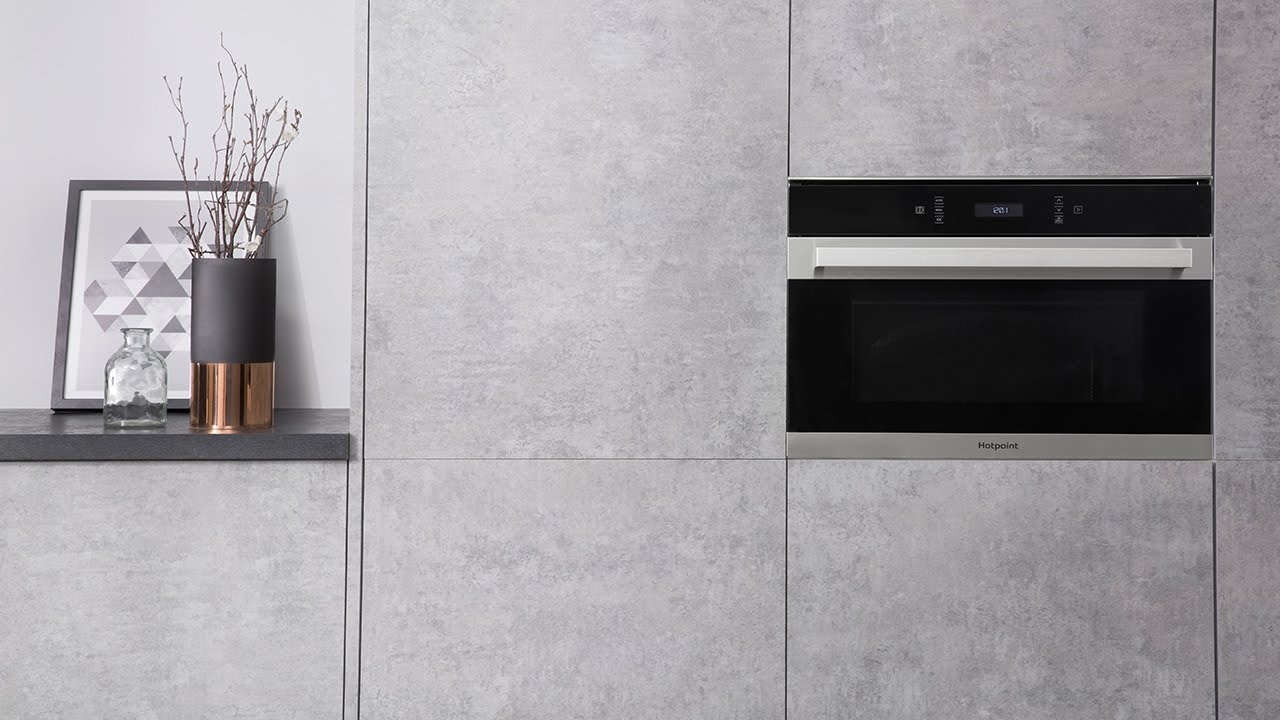 Hotpoint MP 776 IX H Built-in Microwave - YouTube