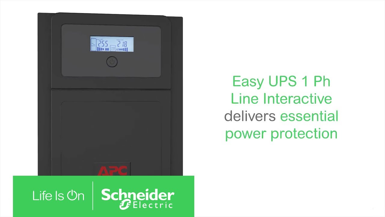 NEW from APC, Easy UPS 1 Ph Line Interactive - dry contact port and ...