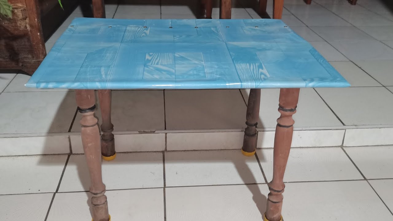 DIY TABLE REUSED PLYWOOD/IMPROVISED TABLE - YouTube