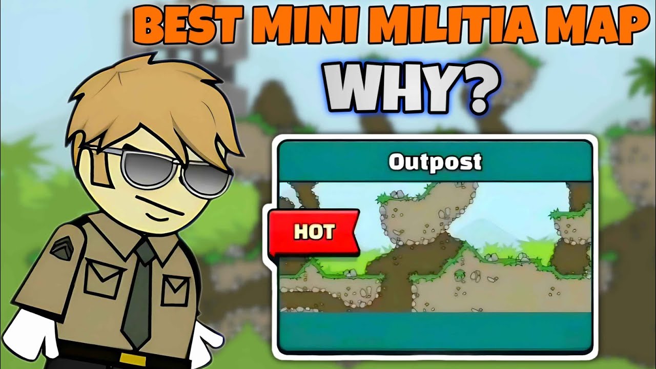 What Makes Outpost everyone's fav Map😍 My Top 3 Fav maps🤔 Mini Militia ...