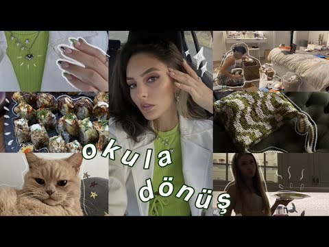 gün tabağı eşliğinde modumuzu yakalıyoruz,  makyaj masamı düzenleyelim,  odtü'de ders seçimi I VLOG