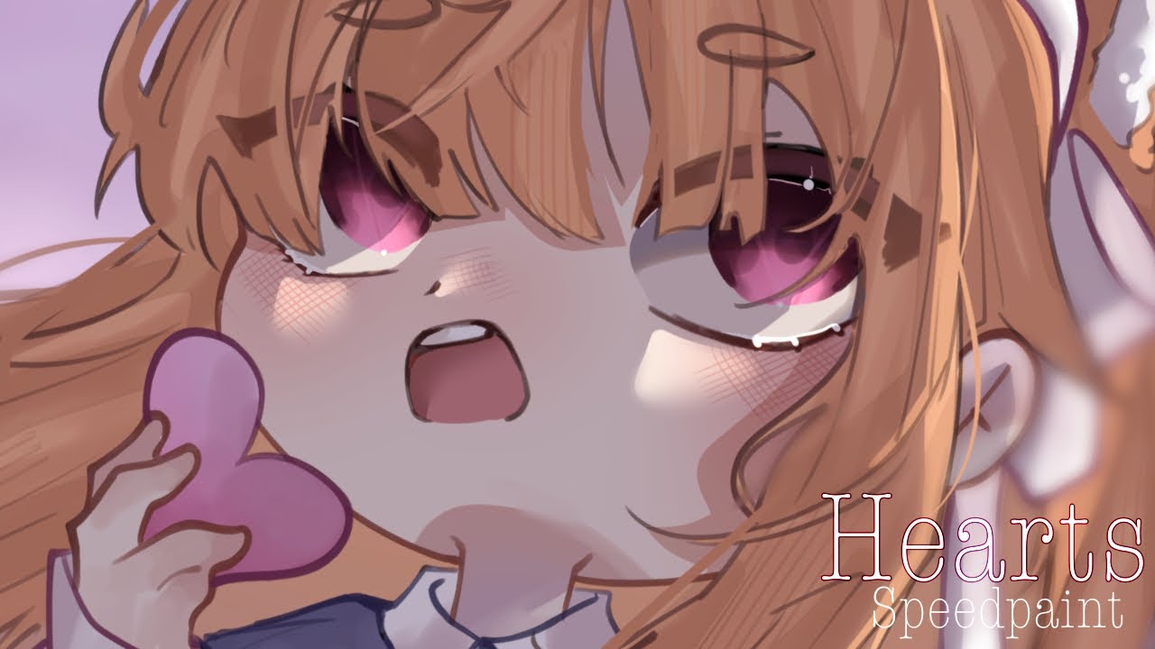 Hearts 💕 | Gacha Club Speedpaint - YouTube