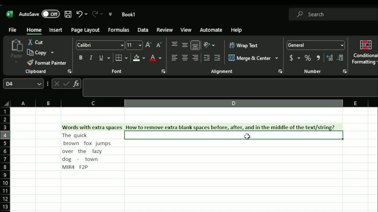 How To Remove Blank Spaces Using Microsoft Excel YouTube how-to-remove-blank-spaces-using-microsoft-excel-youtube
